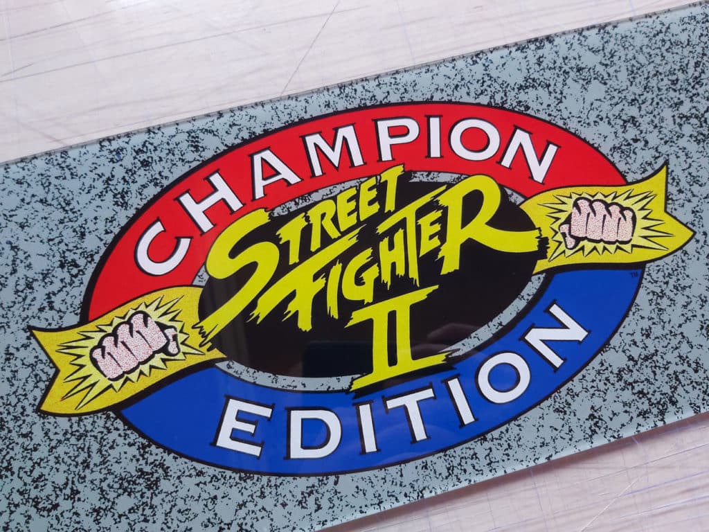 Street Fighter II Champion Edition Marquee - Arcade Art Repro
