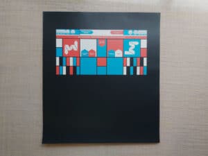 Asteroids Deluxe Bezel - Arcade Art Repro