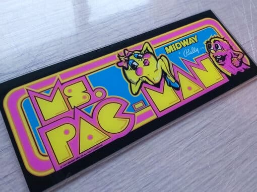 Ms. Pac-Man Marquee - Arcade Art Repro