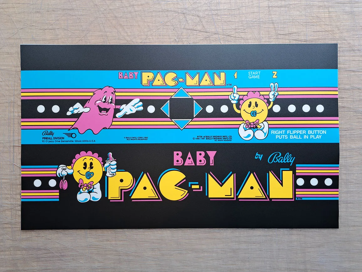 Baby Pac-Man Archives - Arcade Art Repro