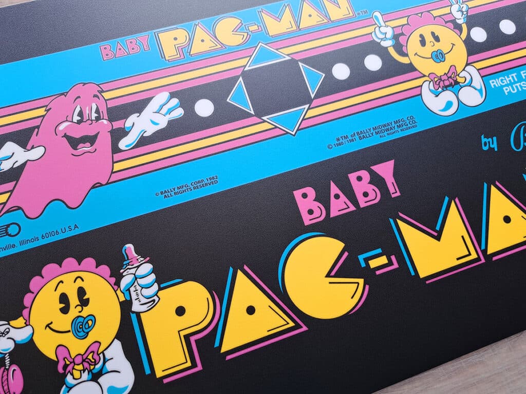 Baby Pac-Man CPO - Arcade Art Repro