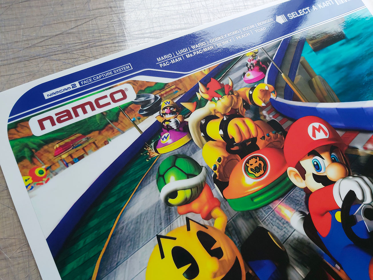 Mario Kart Arcade GP Side Art Set - Arcade Art Repro