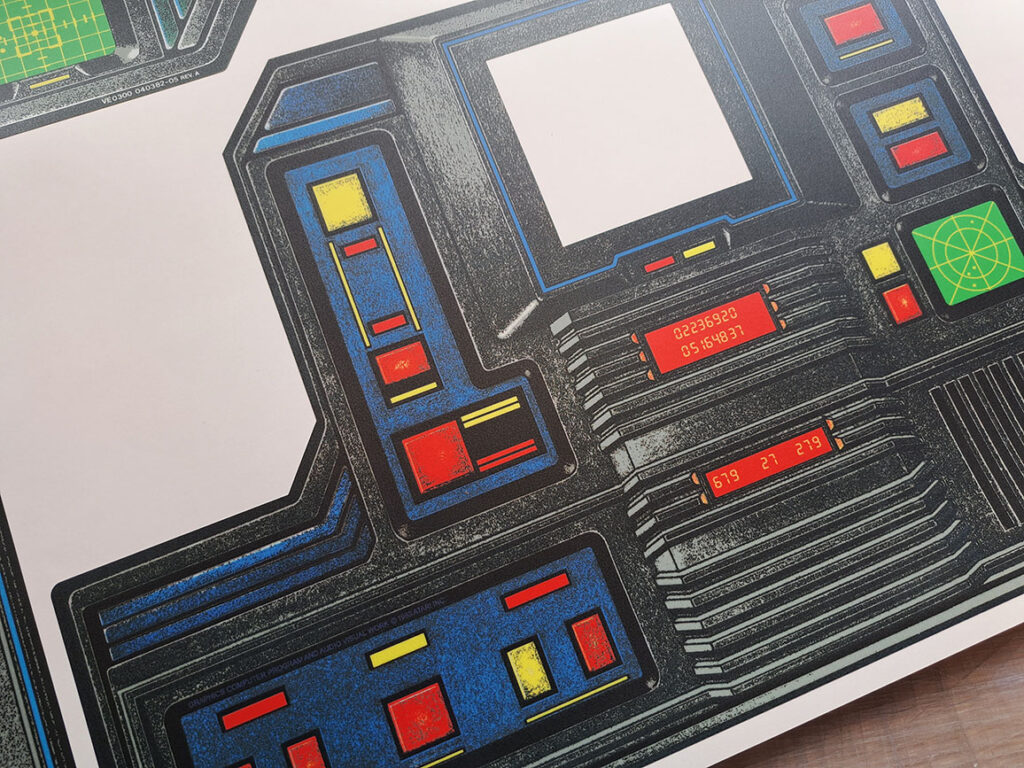 Star Wars Cockpit Bezel and Dash Decals - Arcade Art Repro