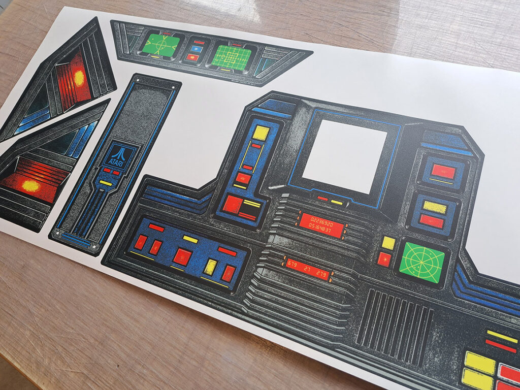 Star Wars Cockpit Bezel and Dash Decals - Arcade Art Repro