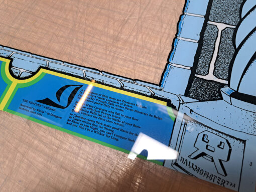 Venture Cabaret Bezel - Arcade Art Repro