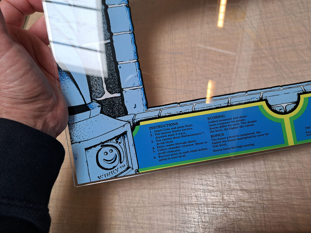 Venture Cabaret Bezel - Arcade Art Repro